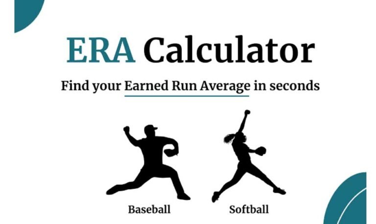 ERA Calculator: Understanding and Utilizing Earned Run Average in Baseball